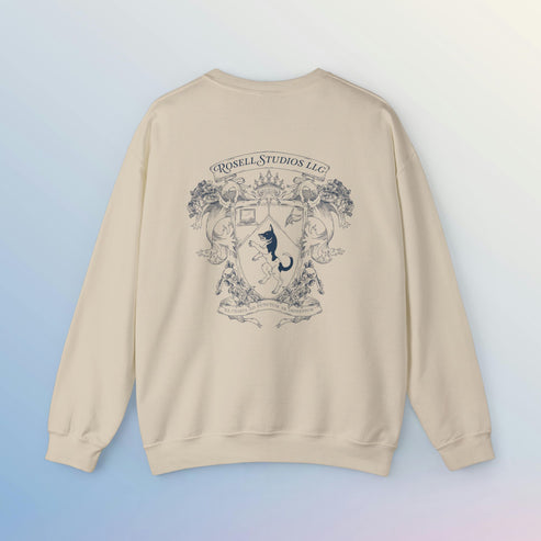 Royal Crest Sweatshirt – Rosell Studios LLC